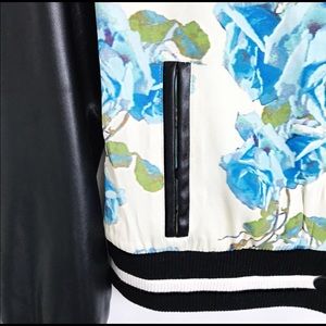 Mural | Jackets & Coats | Mural Turning Rose Letterman Jacket | Poshmark